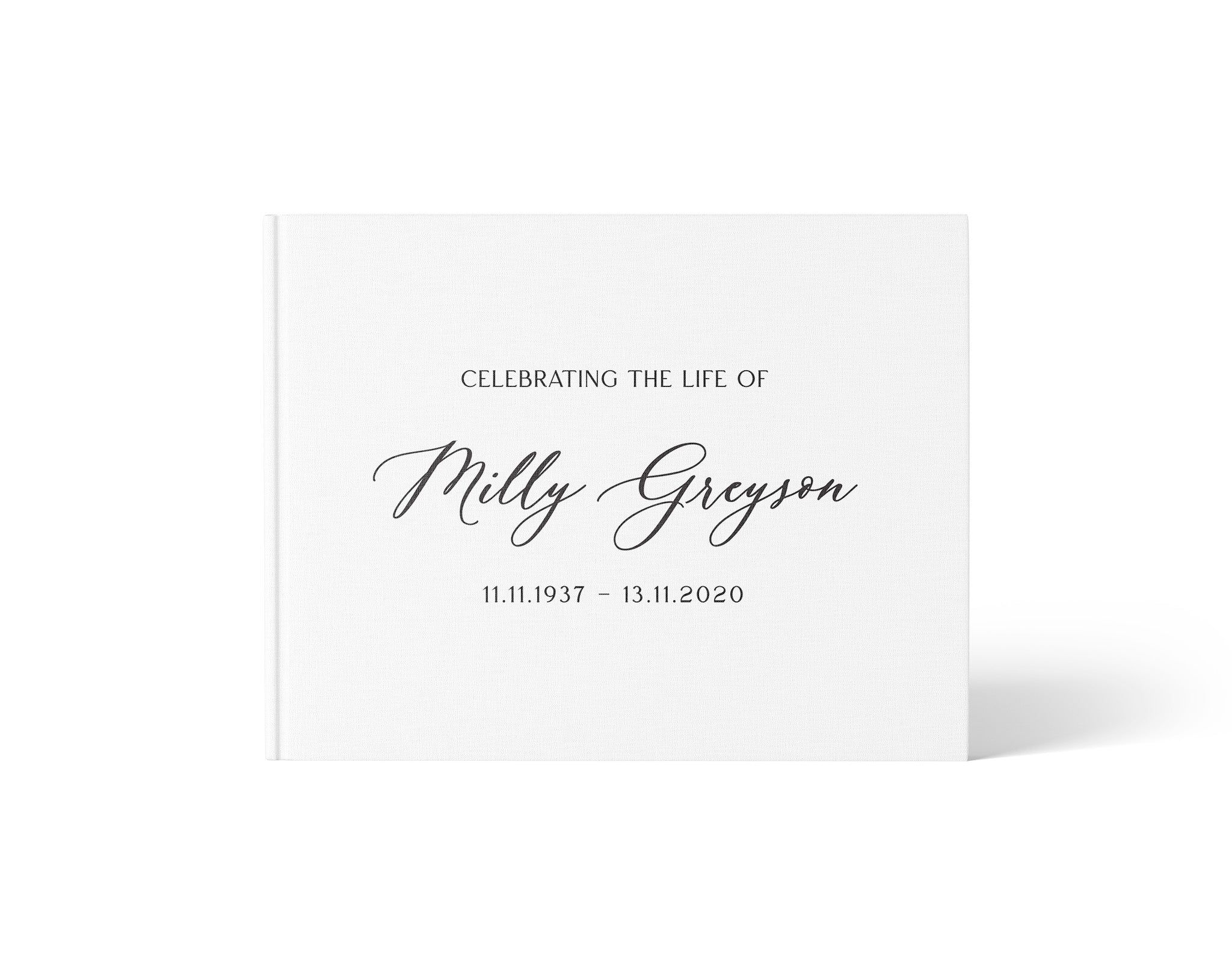 In Memoriam | Memorial Funeral Guest Book – Evergreen Lane