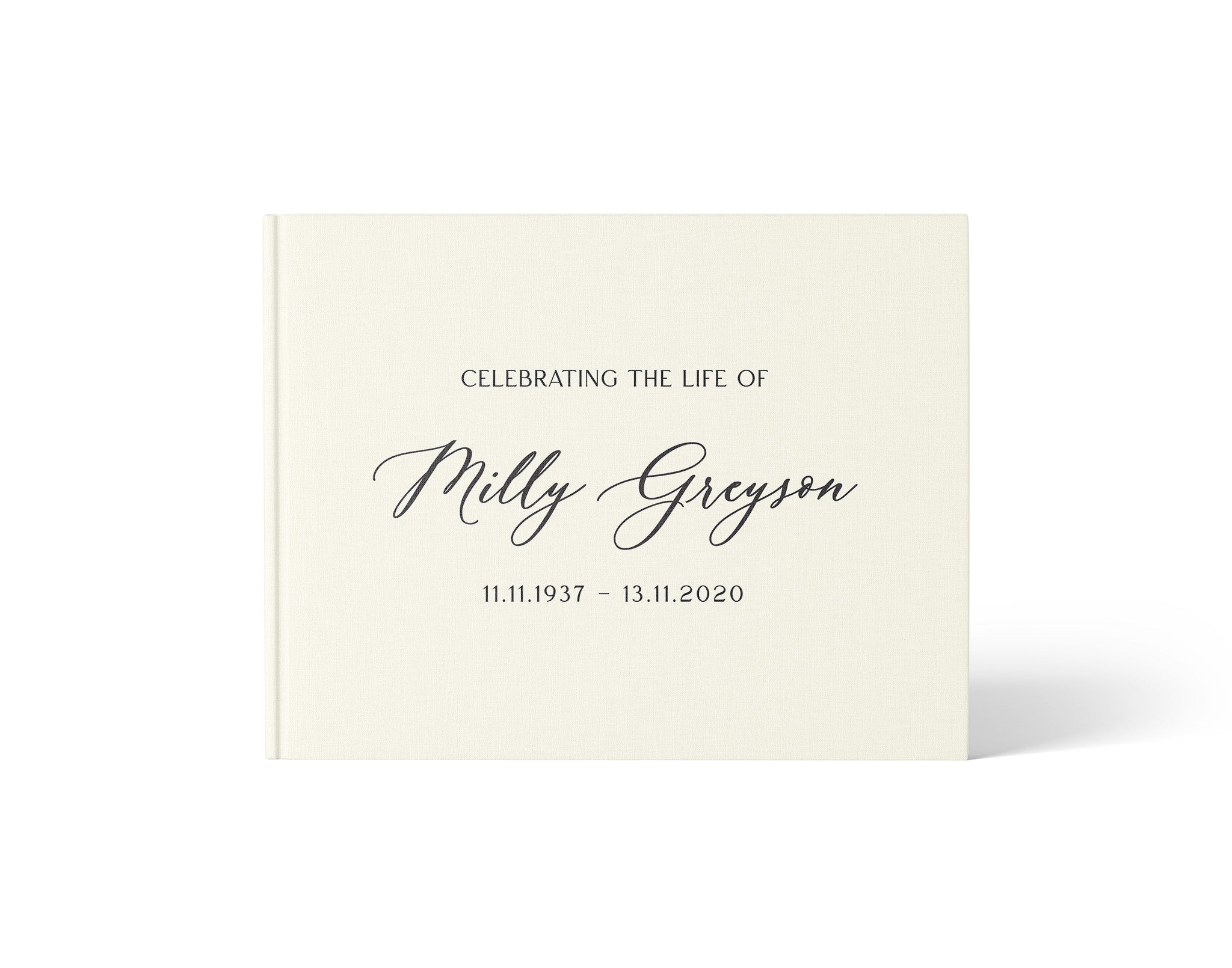 In Memoriam | Memorial Funeral Guest Book – Evergreen Lane