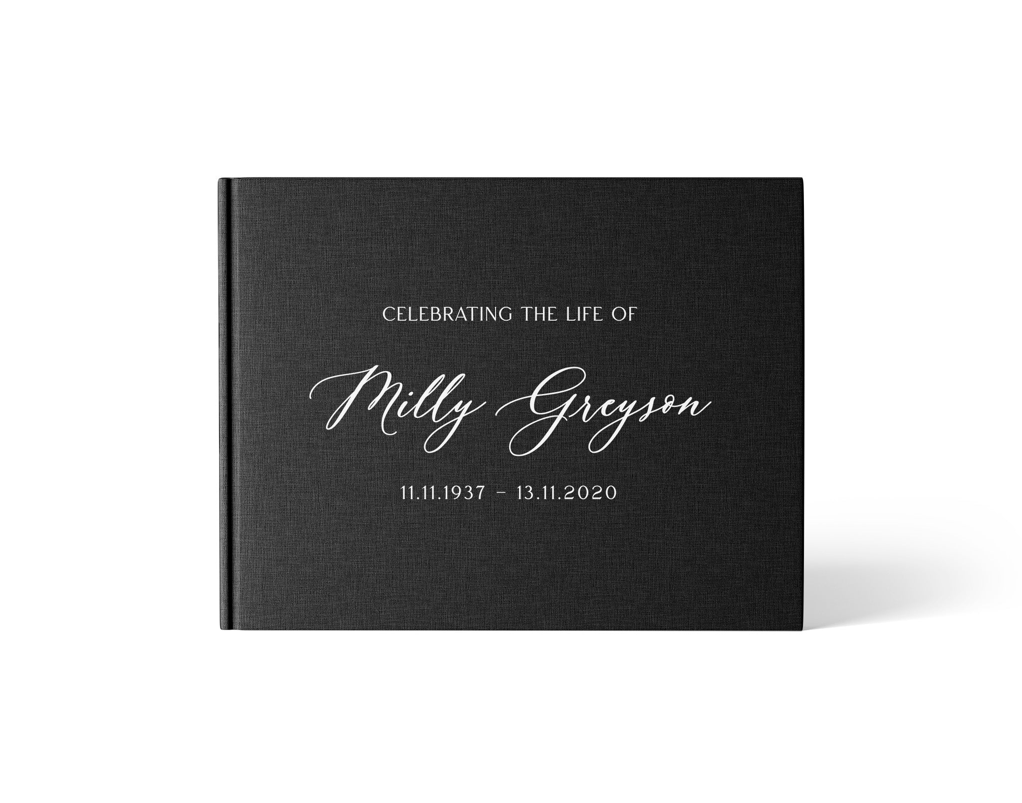 In Memoriam | Memorial Funeral Guest Book – Evergreen Lane